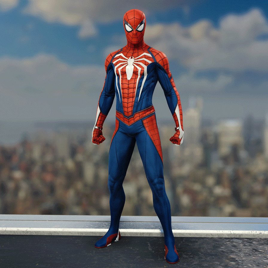 Spiderman Standing Pose