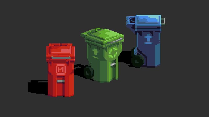 Recycling Pictures Pixel Art Confidential Cut Shredder Game Pixel Art