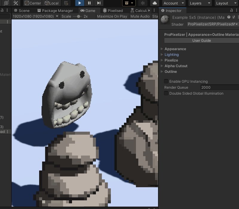 Elliot B on Twitter: "ProPixelizer for #unity3d's next update allows you to combine appearance ...