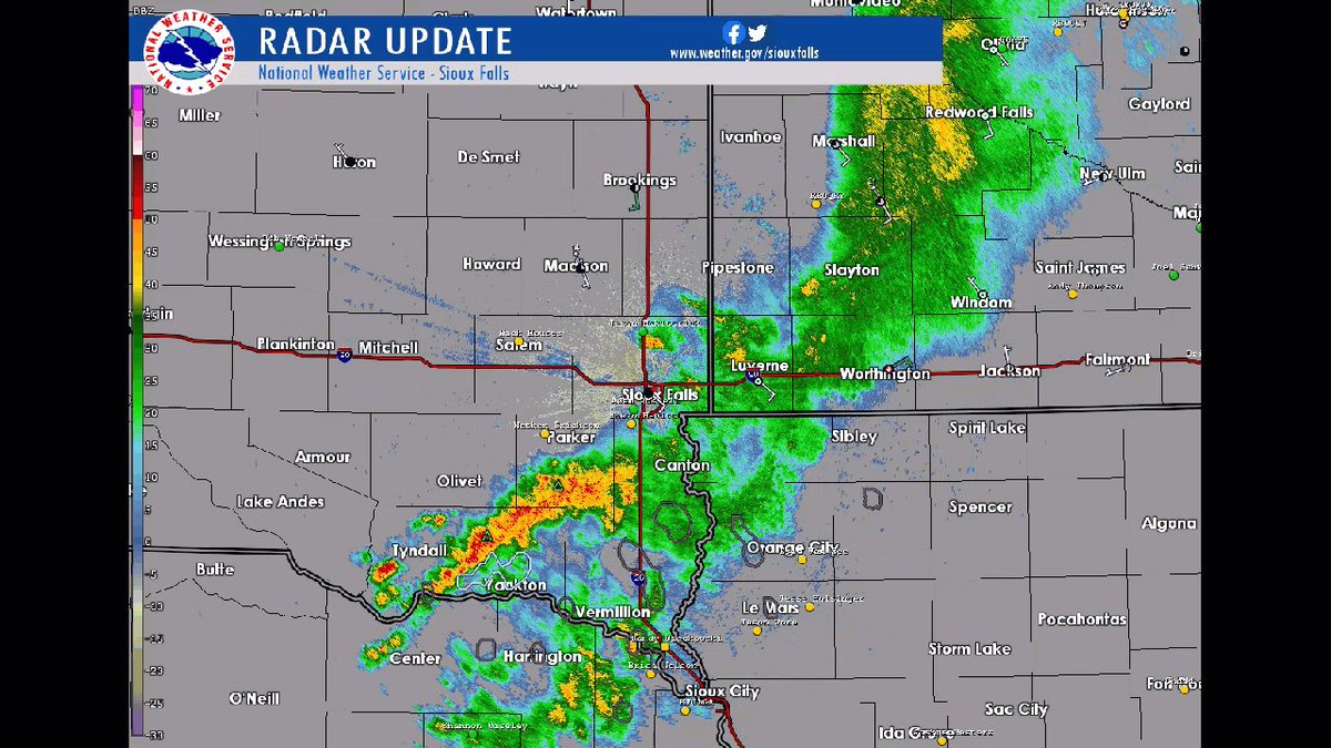 Sioux Falls Weather Map