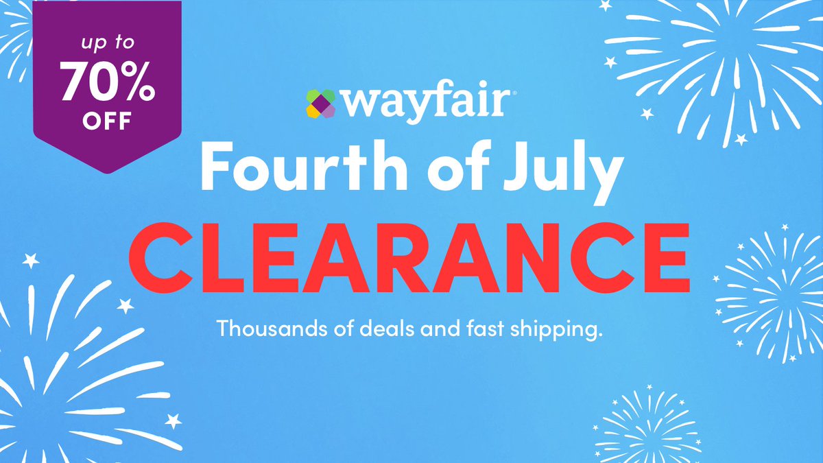 Wayfair 4th of july sale store