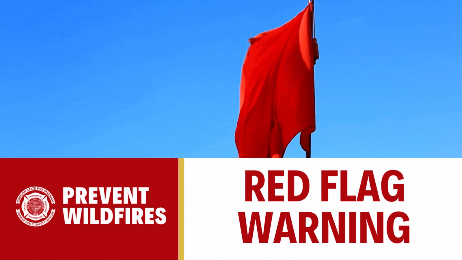 Oregon State Fire Marshal on Twitter: "A Red Flag Warning remains in place for much of western ...