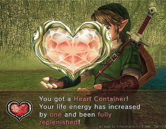 Zelda Heart Containers Twilight Princess