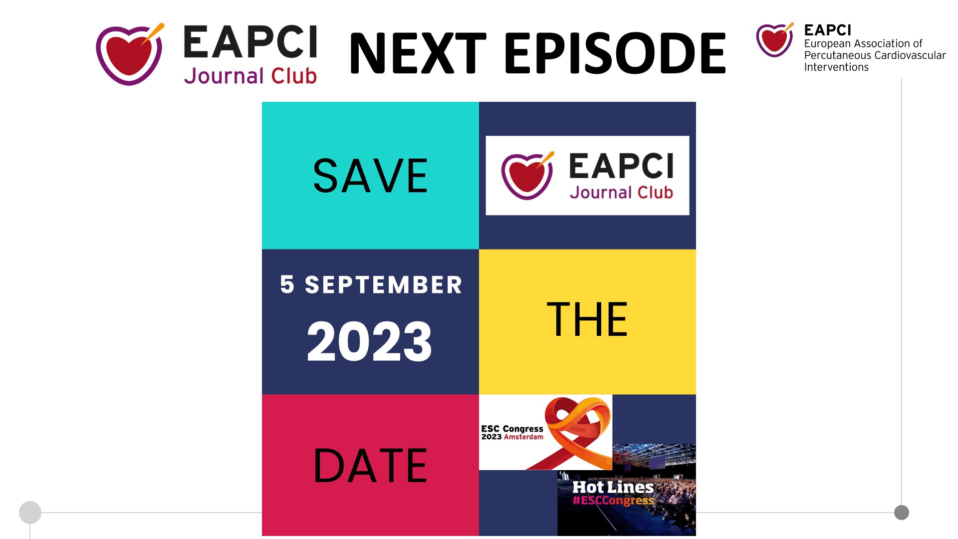 EAPCIPresident on Twitter: "EPISODE 1 of the #EAPCI Journal Club just finished... ...BUT: the ...