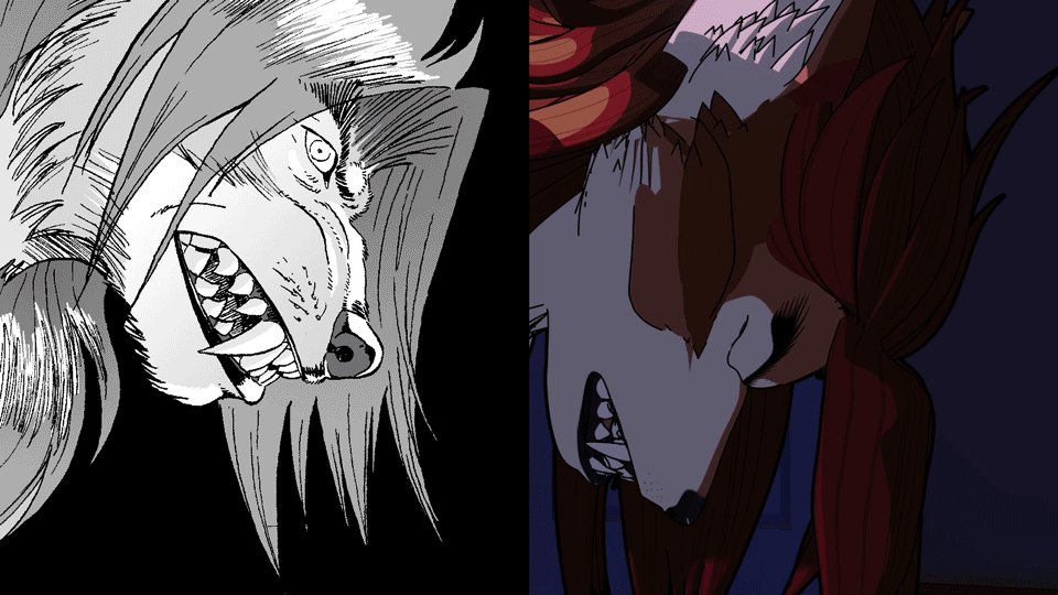 Anime Werewolf Girl Transformation