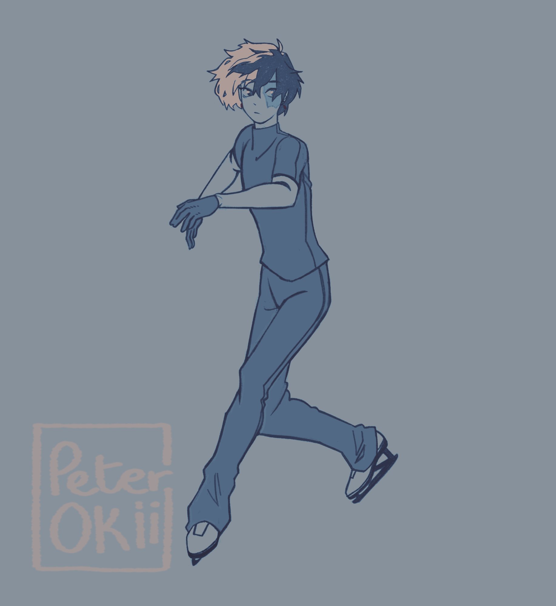 Anime Running Side View