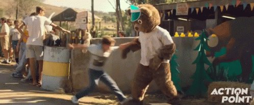 Breakdancing Bear Gif