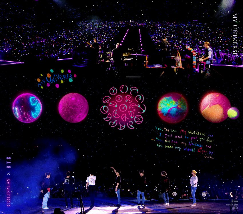 BTS Charts & Votings on Twitter: "“My Universe” by Coldplay, @BTS_twt (64 weeks) broke the tied ...