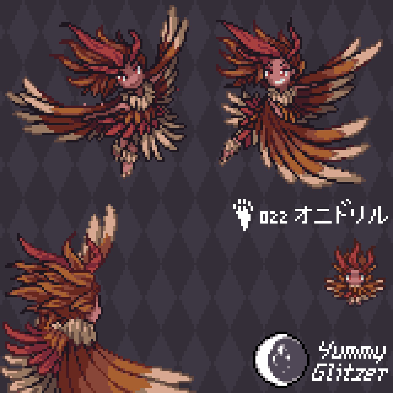 Fearow Pixel Art