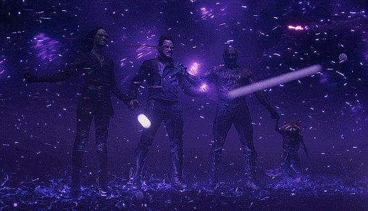Guardians Of The Galaxy Holding Infinity Stone