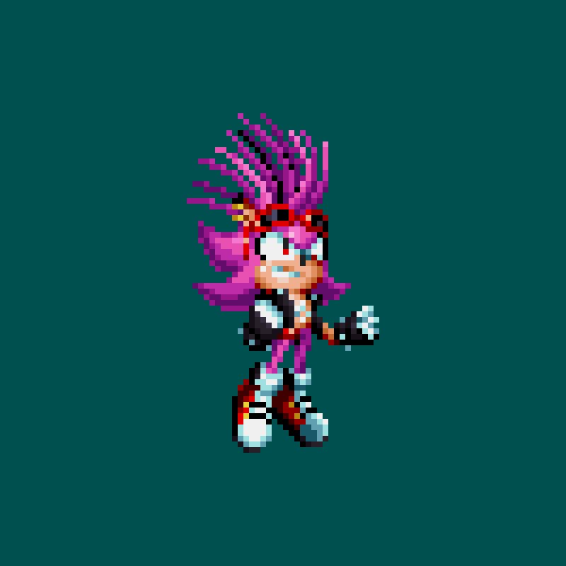 Manic The Hedgehog Sprites