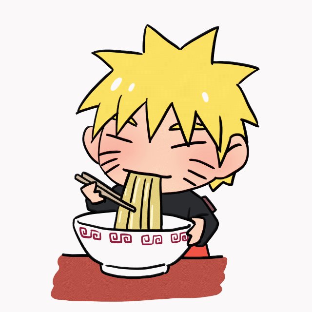 Naruto Eating Ramen Coloring Pages
