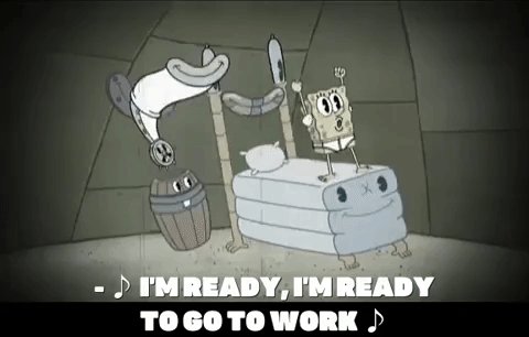 Spongebob Going To Work
