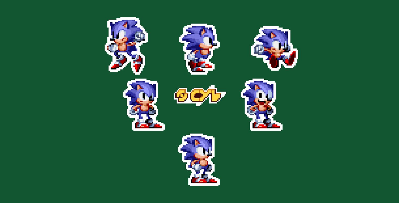 Sonic 1 Sprite Sheet