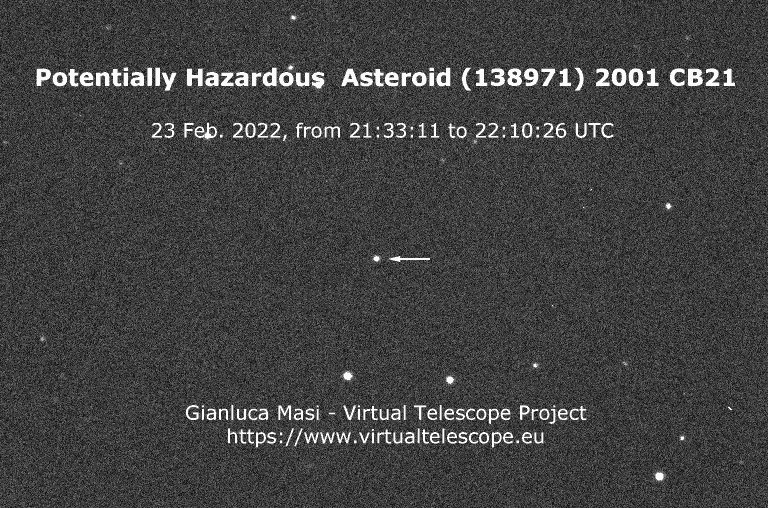 Asteroid Feb 2022