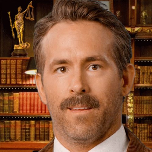 Ryan Reynolds Mustache