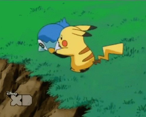 Pikachu And Piplup Crying