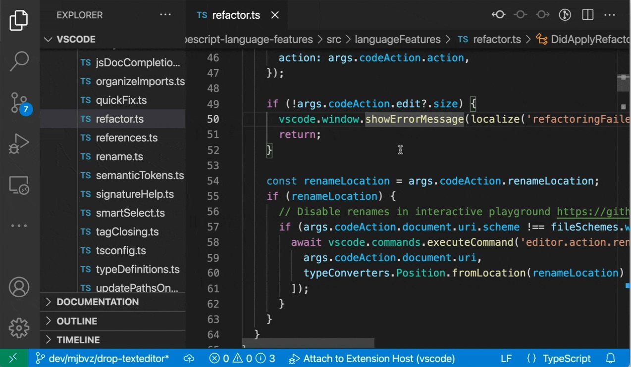 Matt Bierner on Twitter: "Quick @code tip: want to always see the documentation of the symbol ...