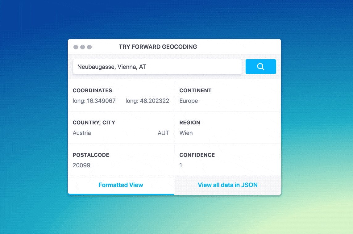 Madewithvuejs On Twitter Geocode Api Makes Geocoding And Geoparsing Easy Fast And Scalable