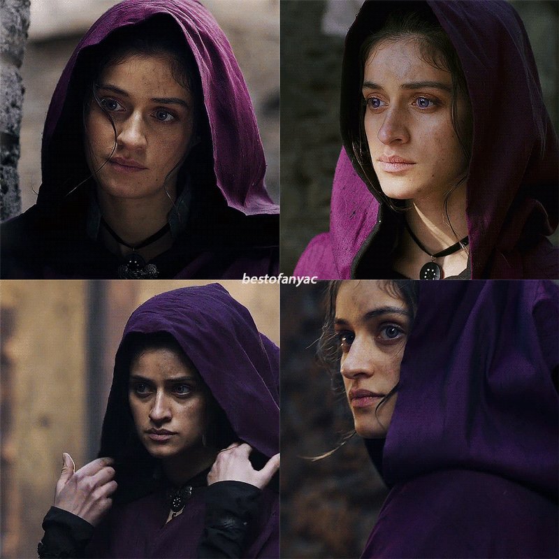 yennefer of vengerberg + purple cloak best of anya chalotra @bestofanyac