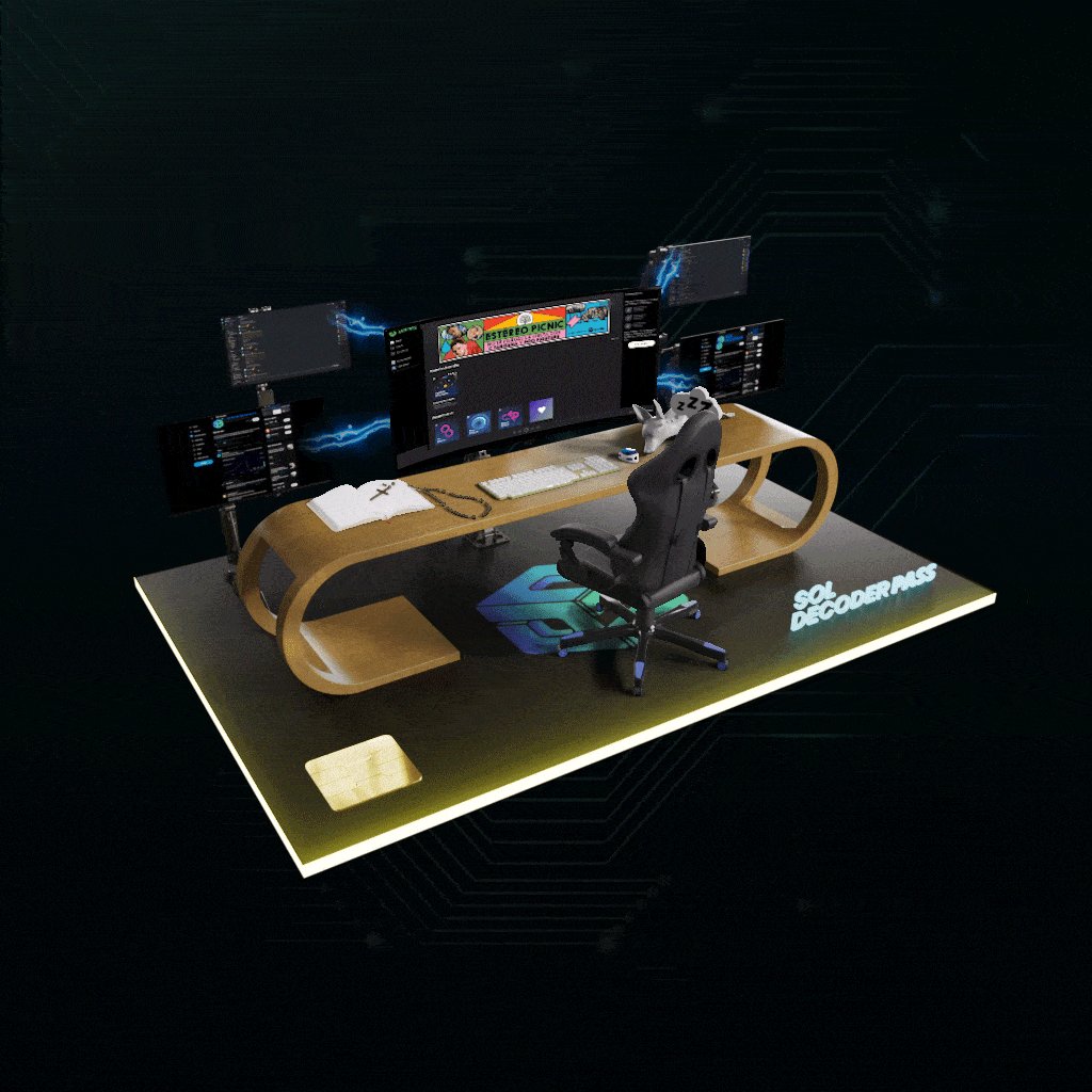 SOL Decoder // Minting 19/4 · 17:00 UTC on Twitter: "Our roadmap completion so far: ☑️ 3D High ...