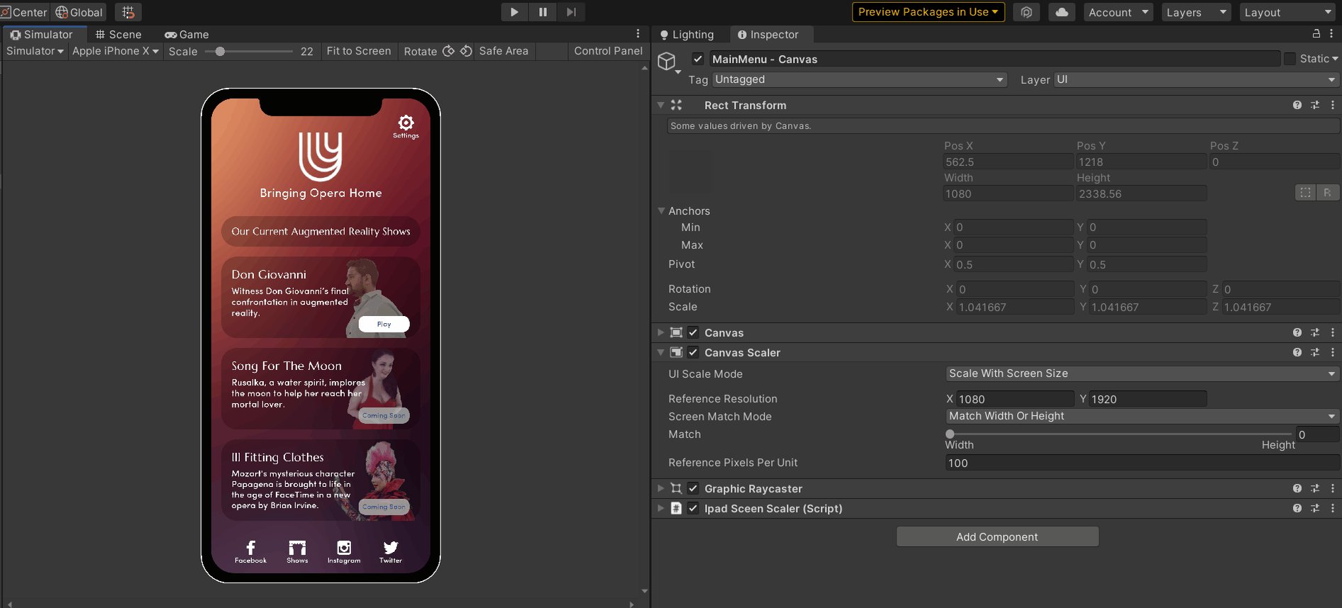 Unity For Digital Twins On Twitter 🚨 When Creating Ui For Mobile Consider Setting Your Canvas