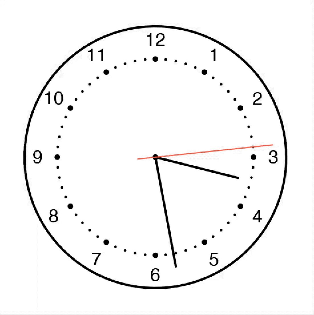 Blank 24 Hour Clock Face