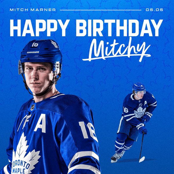 Toronto Maple Leafs on Twitter: "Happy birthday, Mitchy 🎂 https://t.co/GsAa4oN8Bc" / Twitter