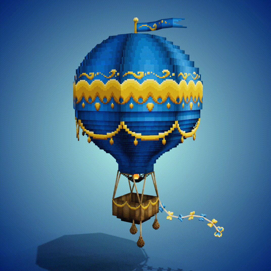 Steampunk Hot Air Balloon Minecraft