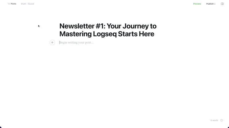 Logseq 🪵 on Twitter: Logseq 🪵 on Twitter: