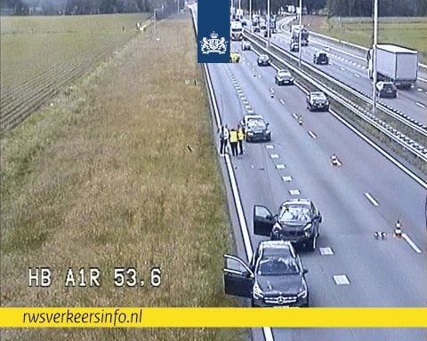 Rijkswaterstaat Verkeersinformatie on Twitter: "De bergingswerkzaamheden op de #A1 zijn ...