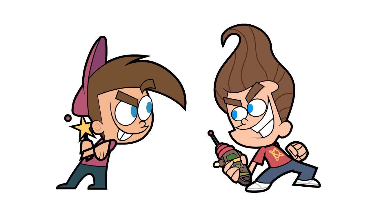 Timmy Turner And Jimmy Neutron