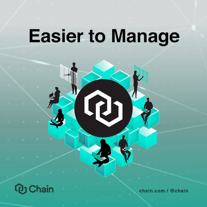 Chain on Twitter: "Chain is on a mission to make blockchain infrastructures easier to manage ...