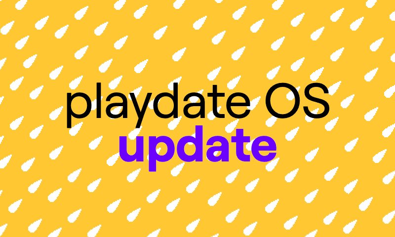 Playdate on Twitter: "Playdate OS and SDK 1.12 have been released. No ...