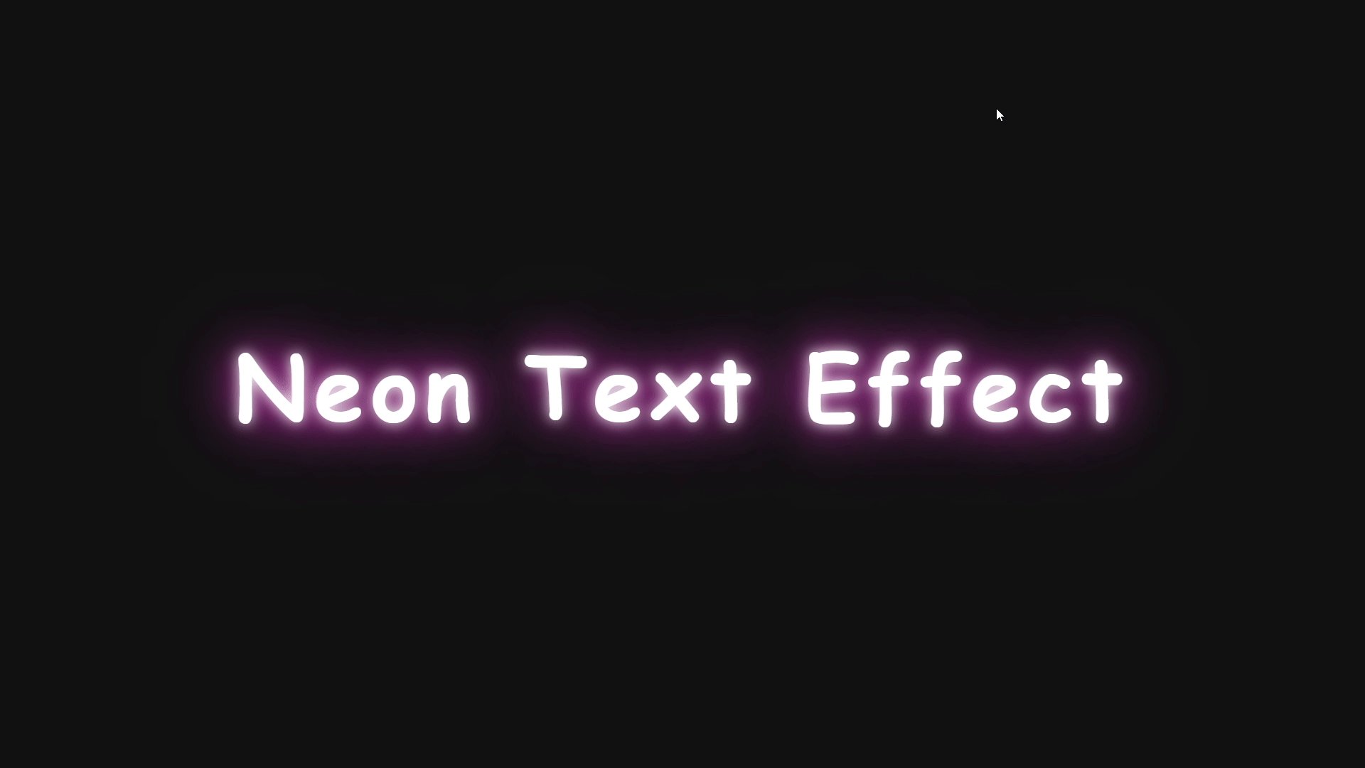 Frontend Web Design On Twitter Css Neon Text Text Animation Css ๐