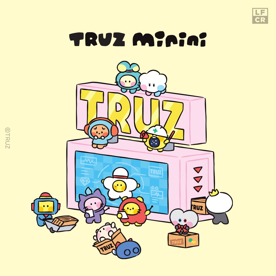 TRUZ on Twitter: "🔧Clink, clink Into TREASURE MAKER’S daily essentials〰 TRUZ minini Theme💙 Get ...