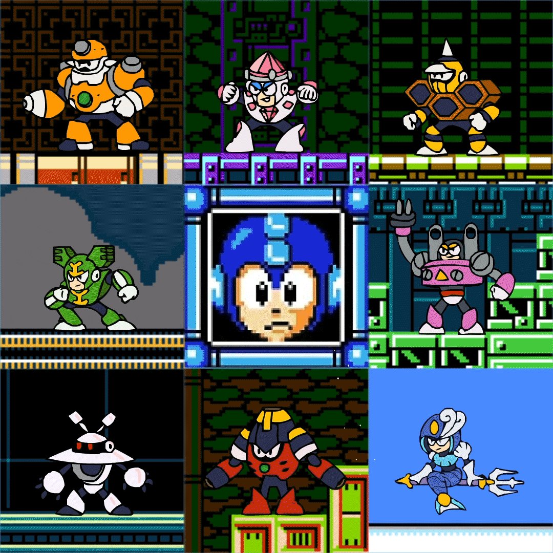 Megaman 9 Bosses