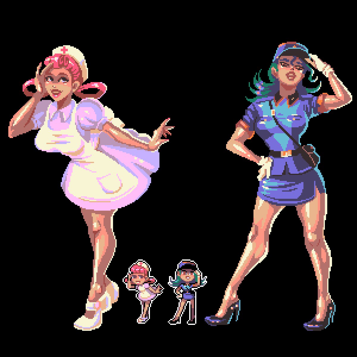 Pixel Art Anime Nurse Injection Sprite Pixelart The Best Porn Website