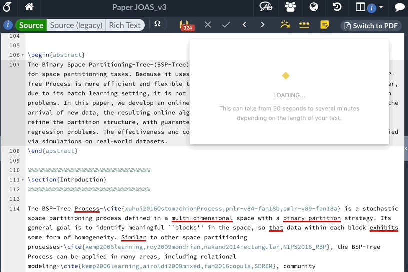 Writefull on Twitter: "The Abstract Generator is now available in Writefull for #Overleaf! This ...