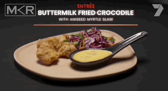 Fried Crocodile