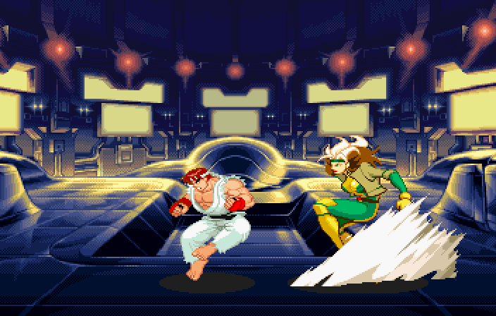 Otaku's Art on Twitter: "X-Men vs. Street Fighter - Capcom - Arcade (CP System II) - 1996"