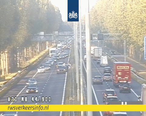 Rijkswaterstaat Verkeersinformatie on Twitter: "Half uur vertraging op de #A20 vanaf Prins ...