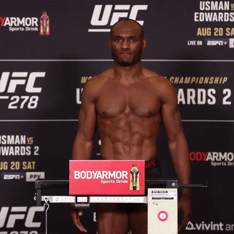 First to the scale, the champ is in at 170 pounds on the dot 🏆 [ # ...