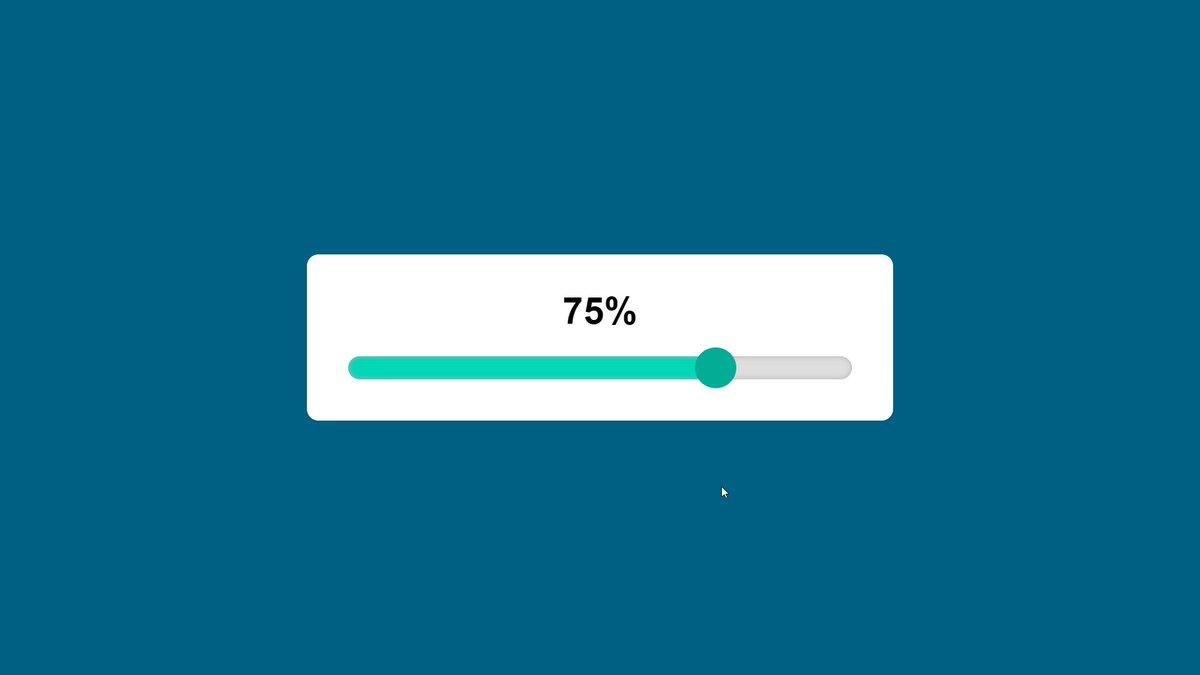 Frontend Web Design On Twitter Java Script Range Slider Custom Range Slider Js 👇watch This👇