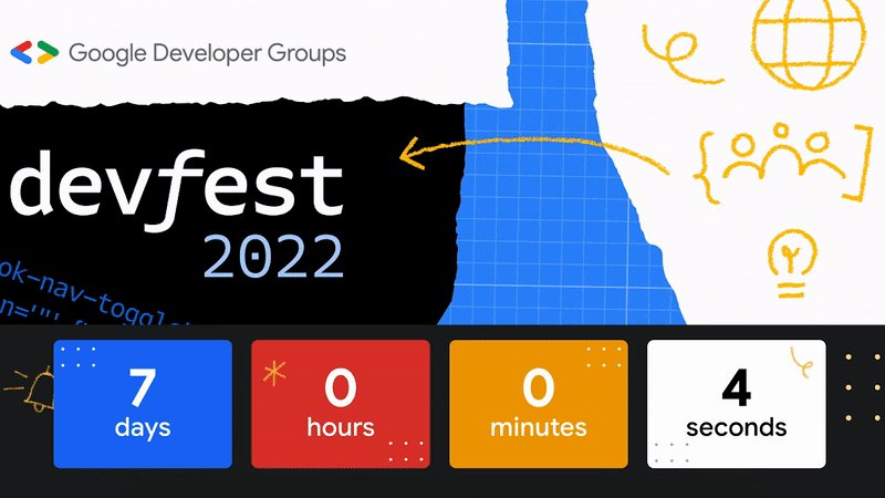🚨 #DevFest 2022 kicks off in under a week, and we’re counting down the ...