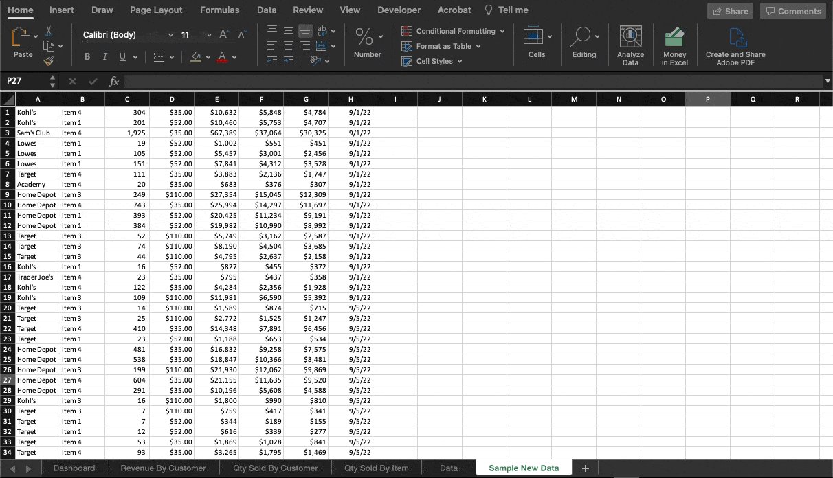 Blake Burge 💡 on Twitter: "How to build an interactive Excel Dashboard (step-by-step): 📊" / Twitter