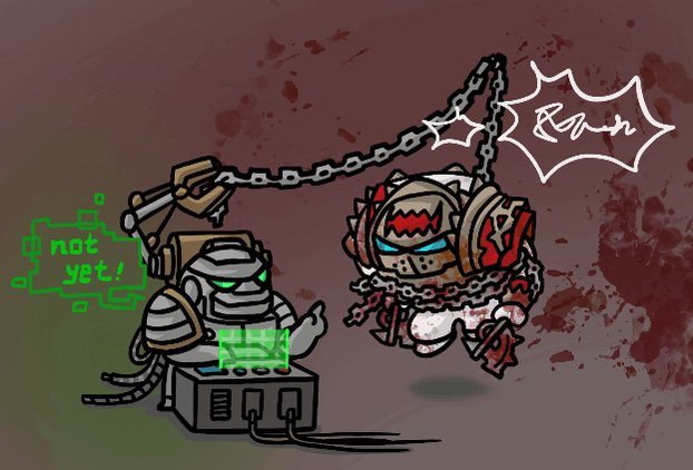 Echo on Twitter: "Techmarine and red butcher (1/2) #warhammerfanart #warhammer https://t.co ...