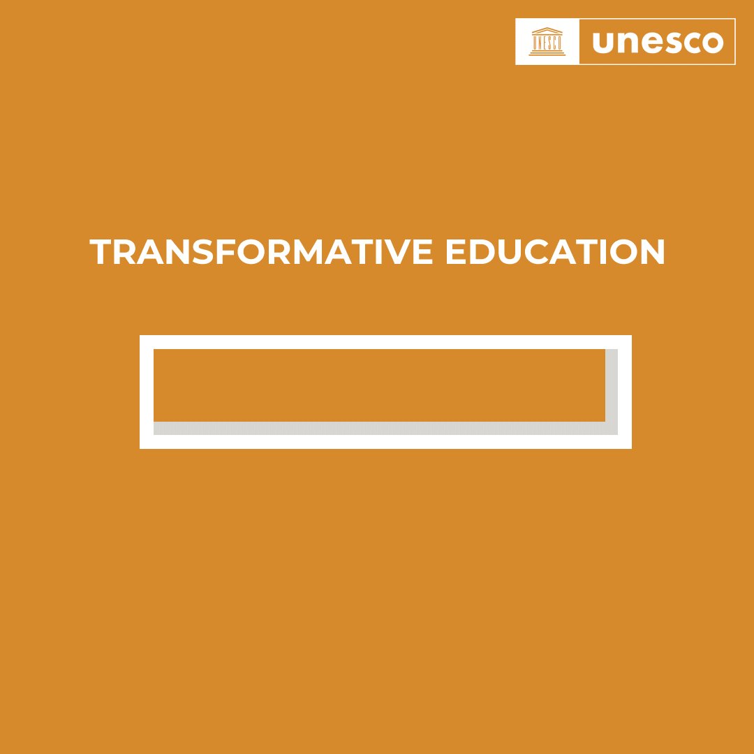 Unesco ποΈ Education Sciences Culture πΊπ³π· On Twitter Rt Education2030un To Shape Just