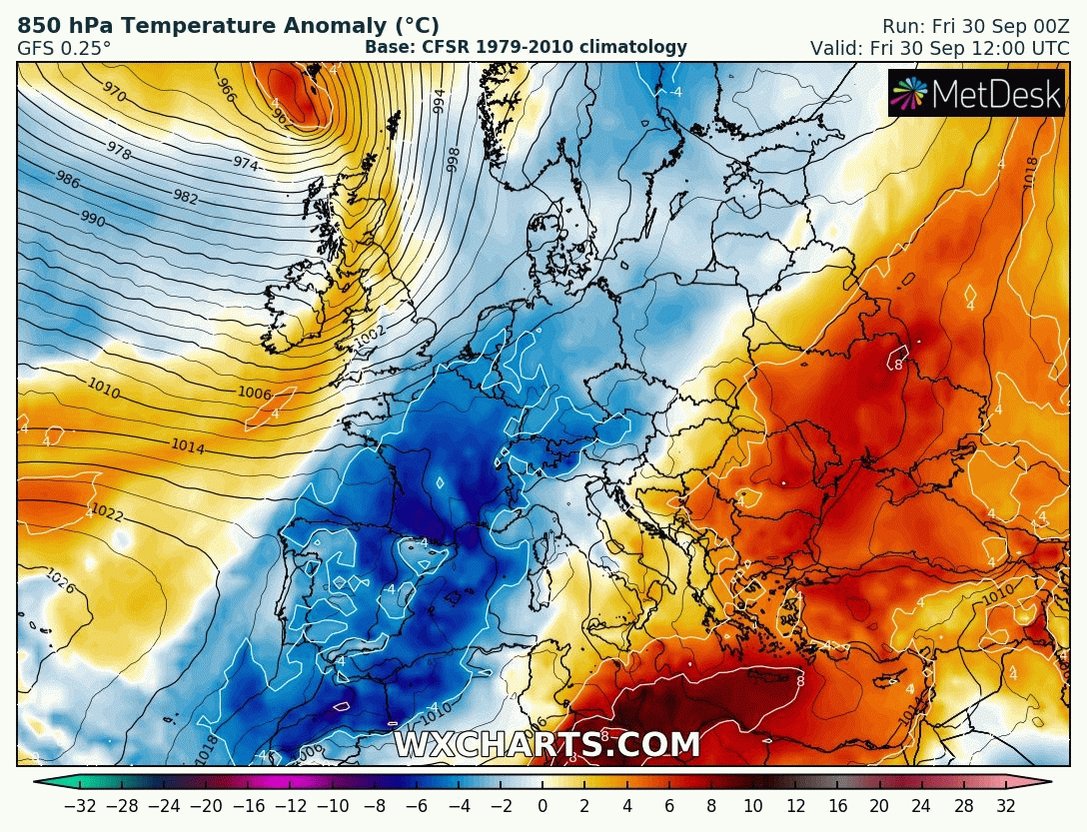 Àlex Van der Laan on Twitter: "Cap de setmana sense precipitacions, més fred dissabte, però ...