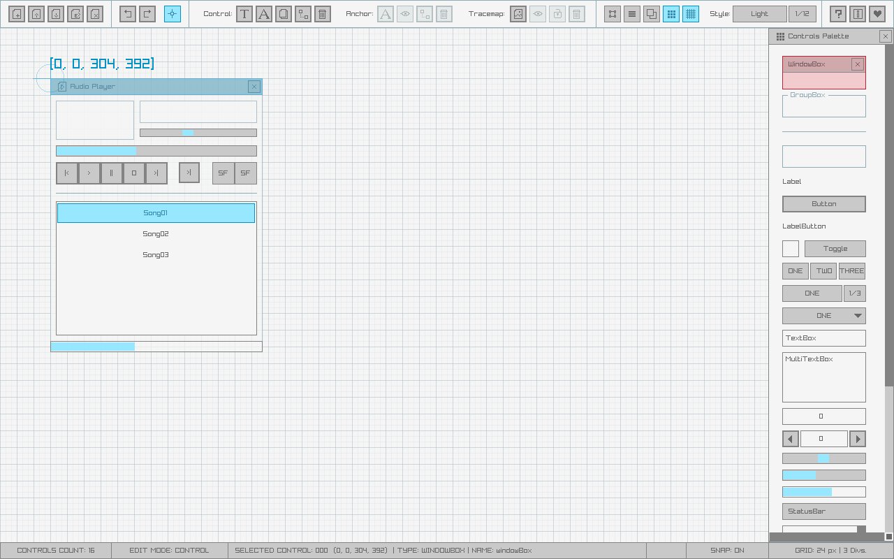 raylib technologies on Twitter: "#rGuiLayout 3.0 is out! My tool to create tools! Define your ...